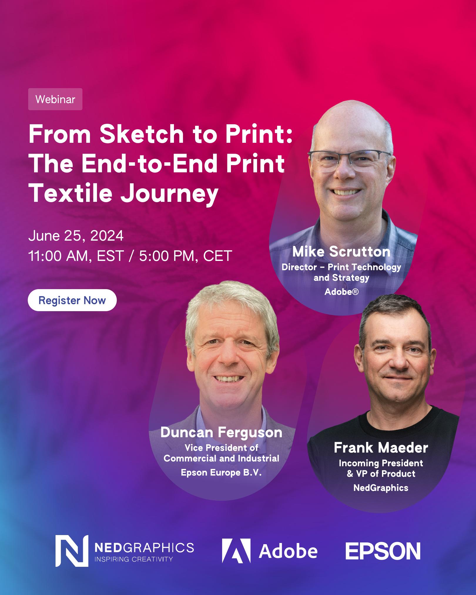 From Sketch to Print: The End-to-End Print Textile Journey - NedGraphics
